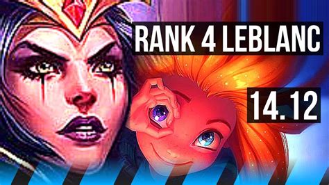 LEBLANC Vs ZOE MID Rank 4 LeBlanc 10 1 5 7 Solo Kills Legendary