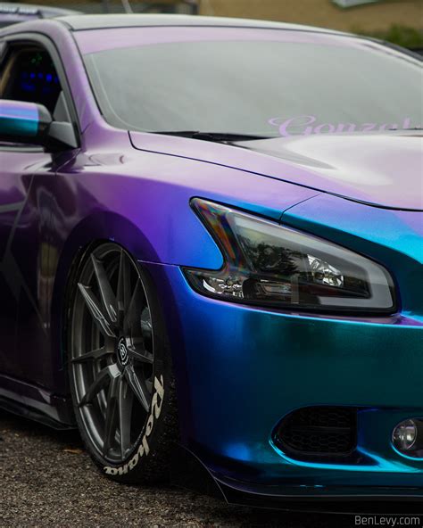 Custom Blacked Out Headlight On Nissan Maxima BenLevy