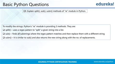python interview questions and answers 2019 edureka