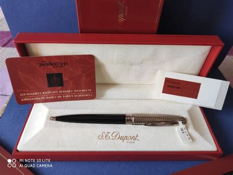 S T Dupont Olympio noir palladium Stylo à bille Catawiki