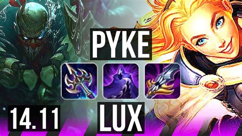 PYKE Smolder Vs LUX Draven SUP 29k DMG 900 Games NA