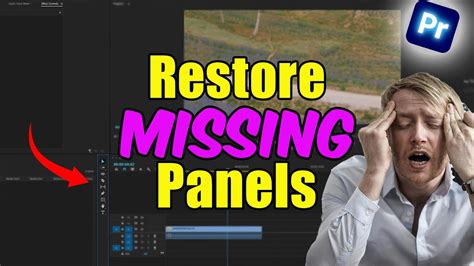 How To Find Missing Panels In Premiere Pro Tutorial YouTube
