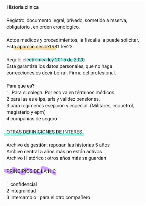 caracteristicashistoria clinica Semiología Paciente Sano Rotación