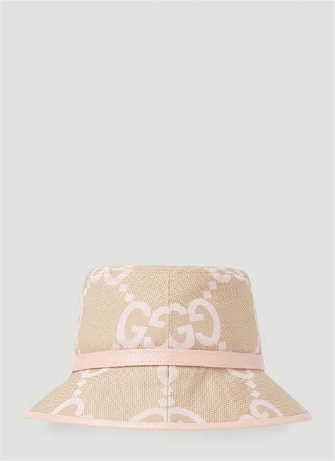 Gucci Jumbo GG Bucket Hat In Beige Gucci