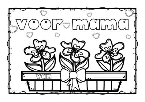 Juf Lies Kleurplaten Moederdag Jufbijtje Nl