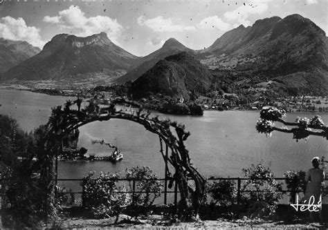 Annecy Lac D Annecy Talloires Au Fond La Presqu Il De Duingt Carte