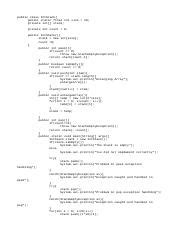 IntStack Java Public Class IntStackcfw Public Static Final Int Size