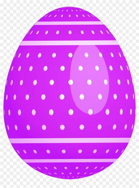 Purple Dotted Easter Egg Png Clipart Purple Easter Egg Clipart