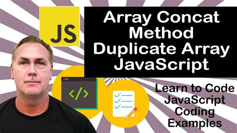 how to merge arrays in javascript code array concat example youtube