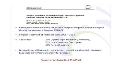 Rectal Prolapse Do We Really Have A Perfect Surgical Solution Pptx