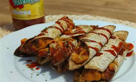 Taquitos de atún y queso con freidora de aire o AirFryer Recetas con