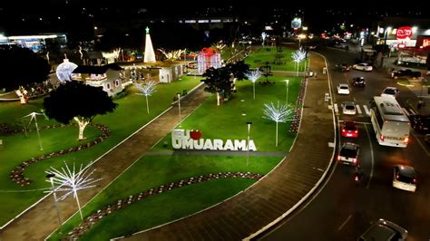 Natal de Luzes e Flores nas praças de Umuarama YouTube