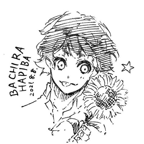 Bachira Meguru Sketches Anime Character Drawing Sketch Icon