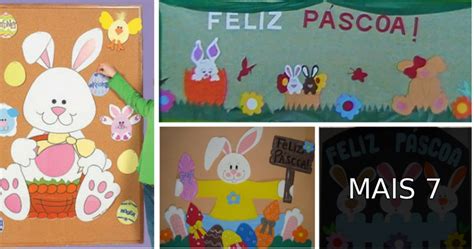 Painel de Páscoa em EVA moldes para Educação Infantil