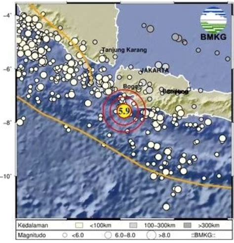BMKG Gempa M5 9 Selatan Jabar Dipicu Deformasi Batuan Dalam Lempeng