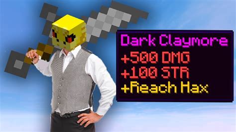 I Dropped First Dark Claymore Hypixel Skyblock YouTube