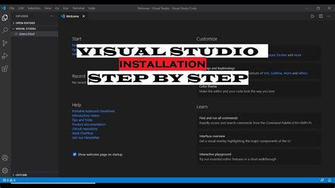 Visual Studio Code Installation Step By Step YouTube