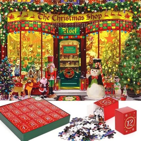 Calendrier de l Avent Puzzle 1000 Pièces 24 Jours Noël Enfants