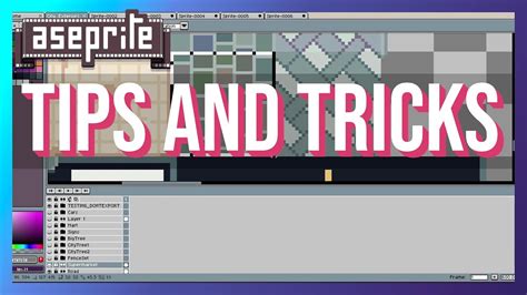 7 Tips And Tricks For Making Pixel Art In Aseprite YouTube