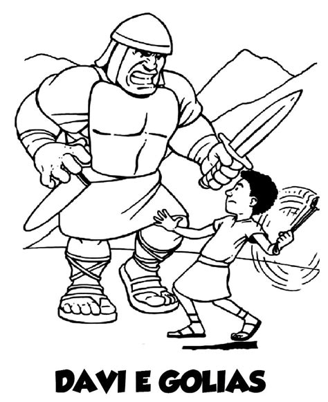 Davi E Golias Para Colorir Desenhos Imprimir Porn Sex Picture