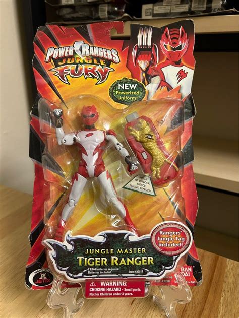 Power Rangers Jungle Fury Jungle Master Tiger Ranger Hobbies Toys