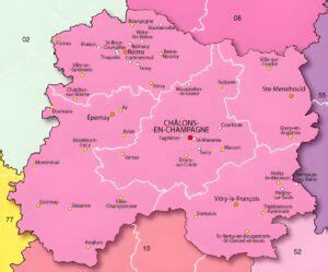 Carte Des Cantons Du D Partement De La Marne
