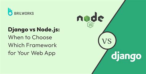 django vs node js which framework to choose