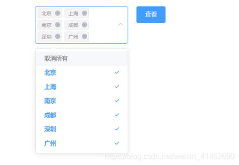 vue基于element多选框el select实现一次选择全部和取消全部选择 el select 去除表头多选 csdn博客