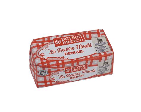 Beurre moulé demi sel Paysan Breton 250 g La Belle Vie Courses