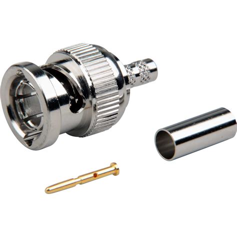 Amphenol 112955 11 75 Ohm 6G BNC Male Crimp Connector For Belden 1855A