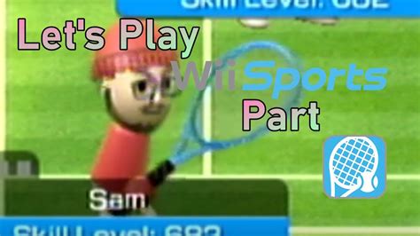 Let S Play Wii Sports Part Tennis YouTube