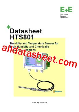 HTS801 Datasheet PDF E E Elektronik Ges M B H