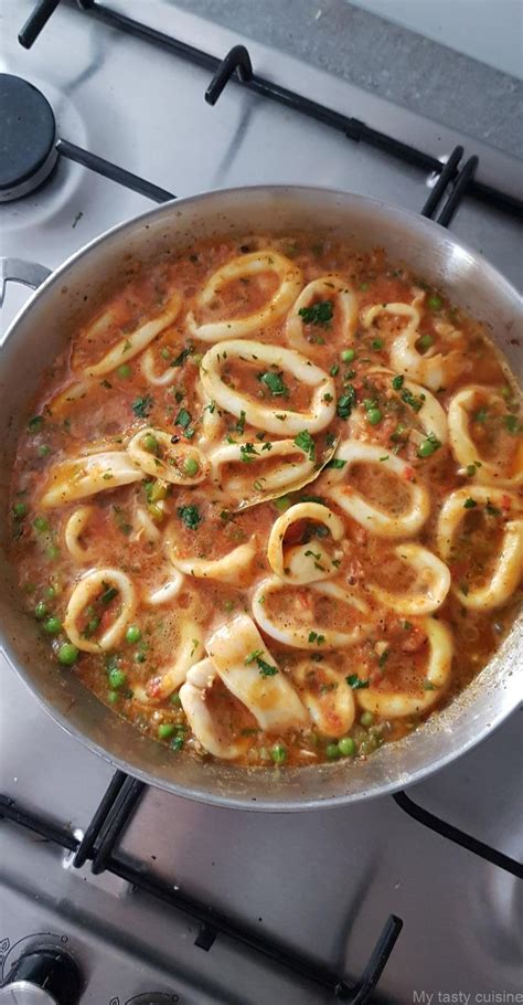 Riz Aux Calamars My Tasty Cuisine Recettes De Cuisine Recette