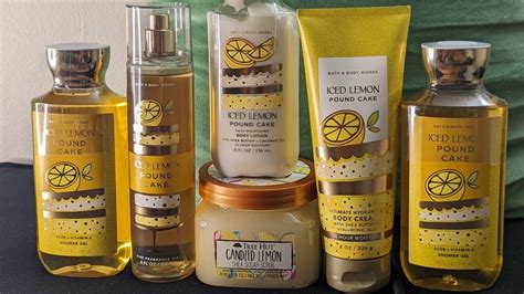 New Bath Body Works Iced Lemon Pound Cake Review Youtube