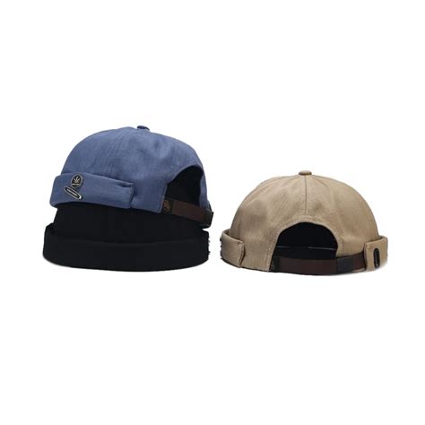 M Czy Ni Kobiety Regulowane Bawe Niane Czapki Skullcap Czapka