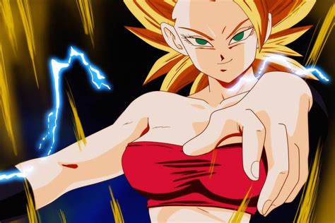 Fã Reimagina Caulifla De Dragon Ball Super Em Versão Ssj4 Em Excelente Ilustração Critical Hits