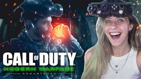 FIRST TIME PLAYING COD 4 CAMPAIGN Modern Warfare Remastered Campaign