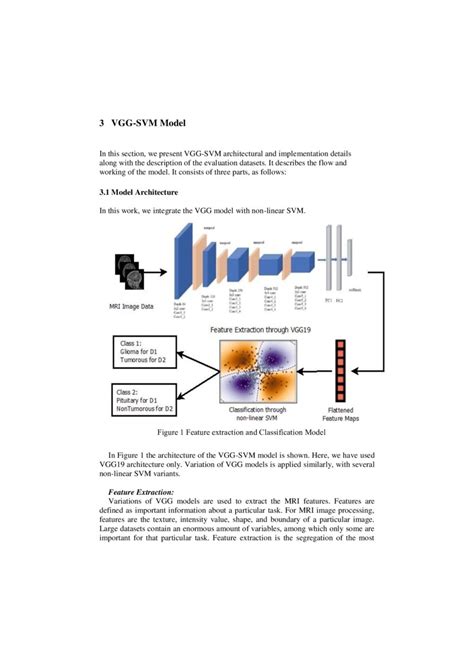 Hybrid Model Using Feature Extraction And Non Linear Svm For Brain
