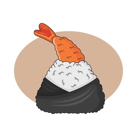 Ilustração de comida japonesa Vetor Premium