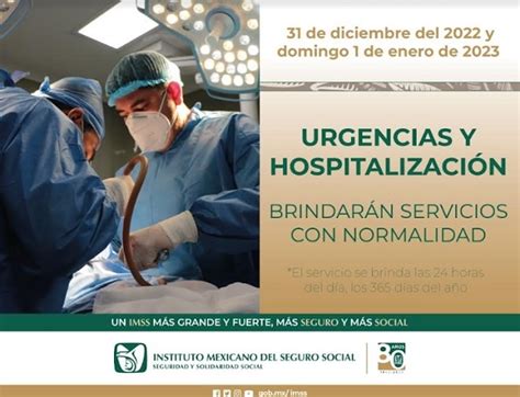 Ofrecerá IMSS Hidalgo servicios de Atención Médica Continua y Urgencias