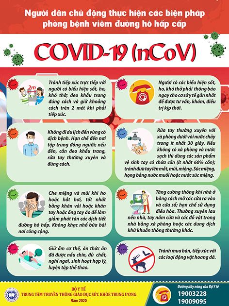 NHỮNG HÌNH ẢNH TUYÊN TRUYỀN TRỰC QUAN MỚI NHẤT CỦA BỘ Y TẾ TRONG PHÒNG