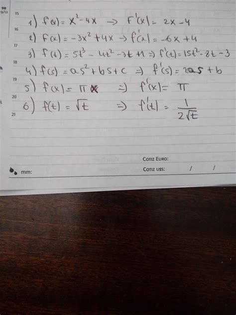 me pueden ayudar con estás derivadas Brainly lat