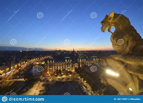 Notre Dame De Paris De Cath Drale Image Stock Image Du Bleu France