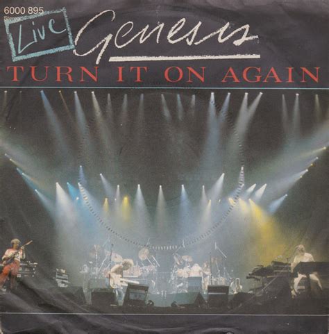 Genesis Turn It On Again Live Releases Discogs