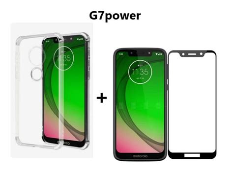 Capa Capinha Motorola Moto G7 Power Anti Shock Película 3D 5D 9D