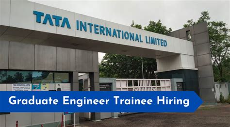 Tata International Graduate Engineer Trainee GET Hiring 2023