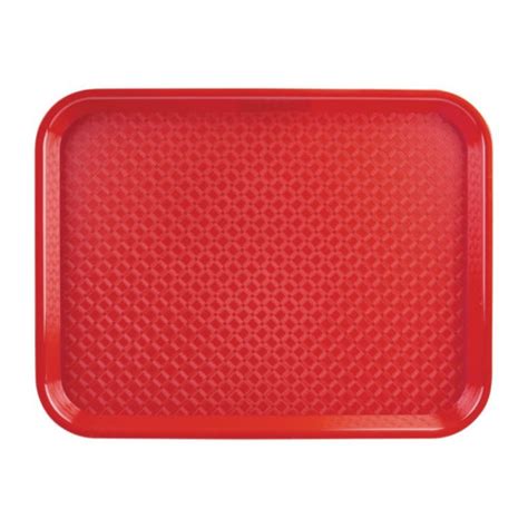 Plateau Fast Food 450x350 mm Rouge L Élégance au Service du Pratique