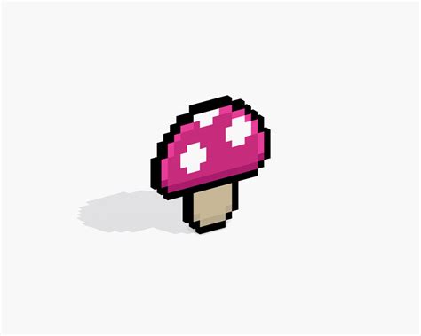 How To Make A Pixel Art Mushroom Mega Voxels