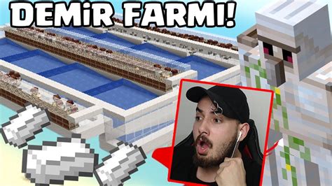 SINIRSIZ DEMİR FARMI YAPTIM BEDAVA DEMİR ALIYORUZ Ekiple Minecraft