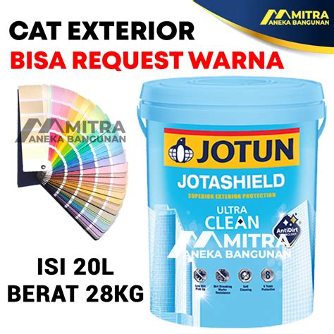 Jual ANTI NODA CAT TEMBOK EKSTERIOR JOTUN JOTASHIELD ULTRA CLEAN 20